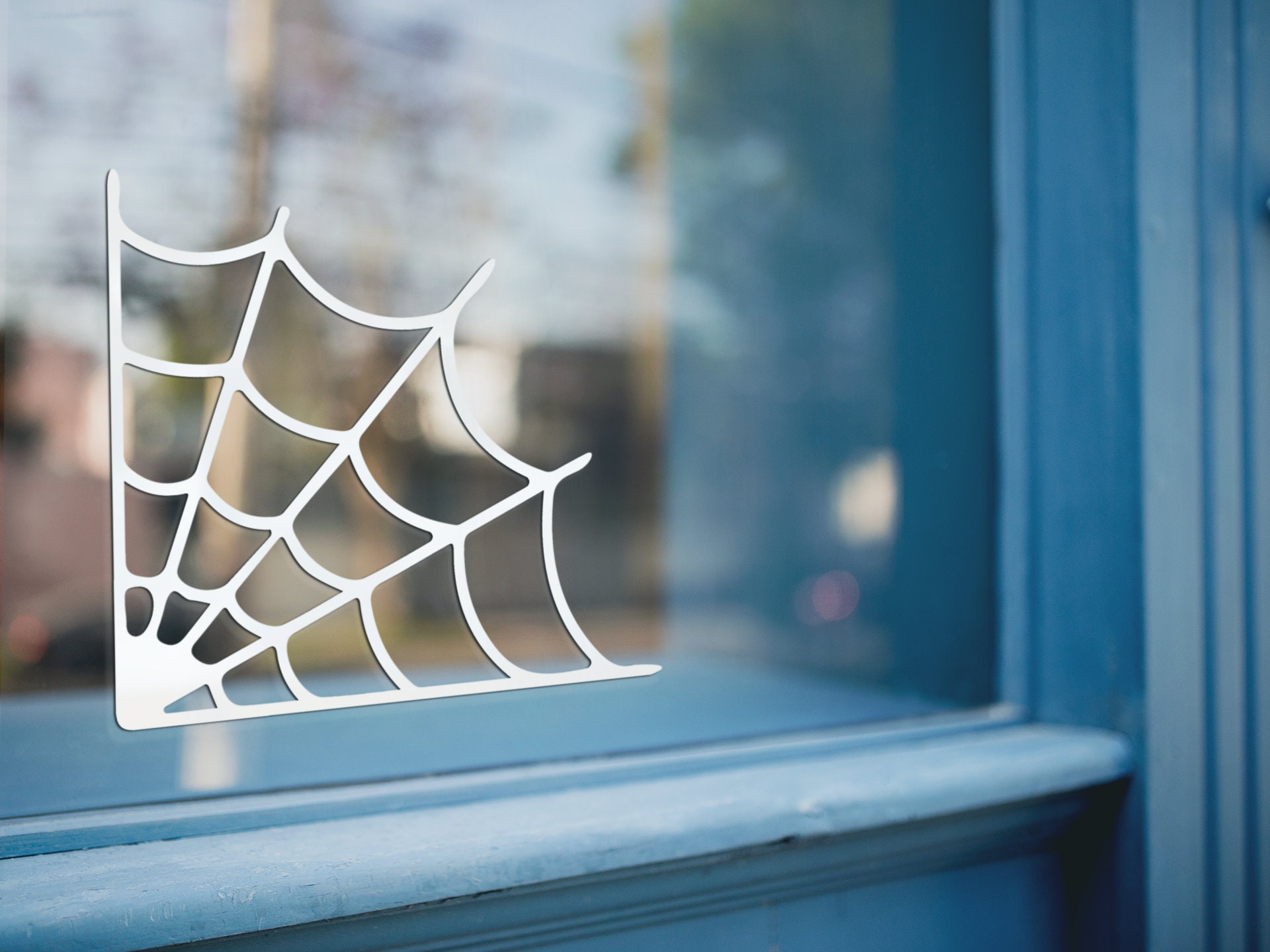 Spider Web Decal Set of 2, Spider Web Stickers, Spider Web Car Sticker ...