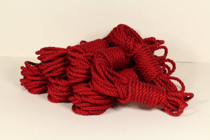 Scarlet Japanese Jute Premium Bondage Rope for Shibari/kinbaku - Etsy