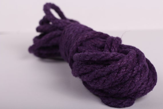 Purple Hemp Bondage Rope for Shibari / Kinbaku - Etsy