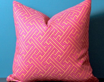 Pink orange pillows | Etsy