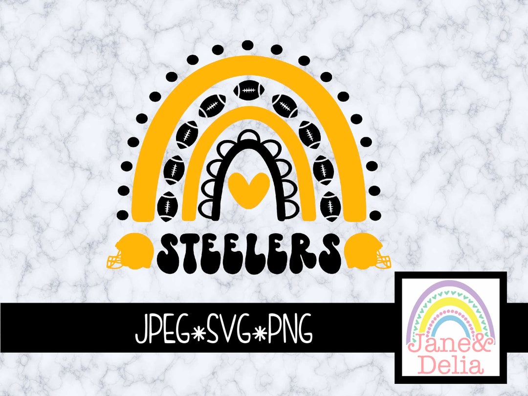 Steelers Rainbow-kids Shirt-steelers Womens Cute Steelers Shirt PNG ...