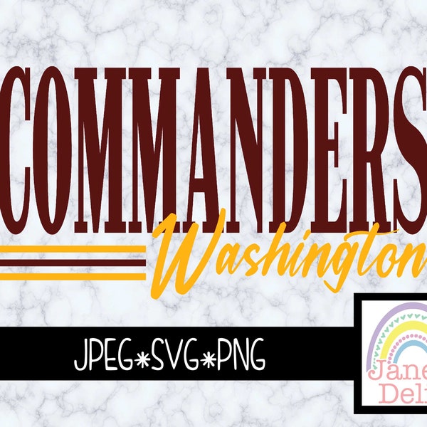 Washington Commanders Logo Svg - Etsy