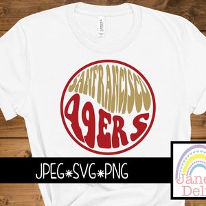 49ers Retro Round Cute Niners Shirt Niner Girl 49ers Shirt-mens 49ers ...