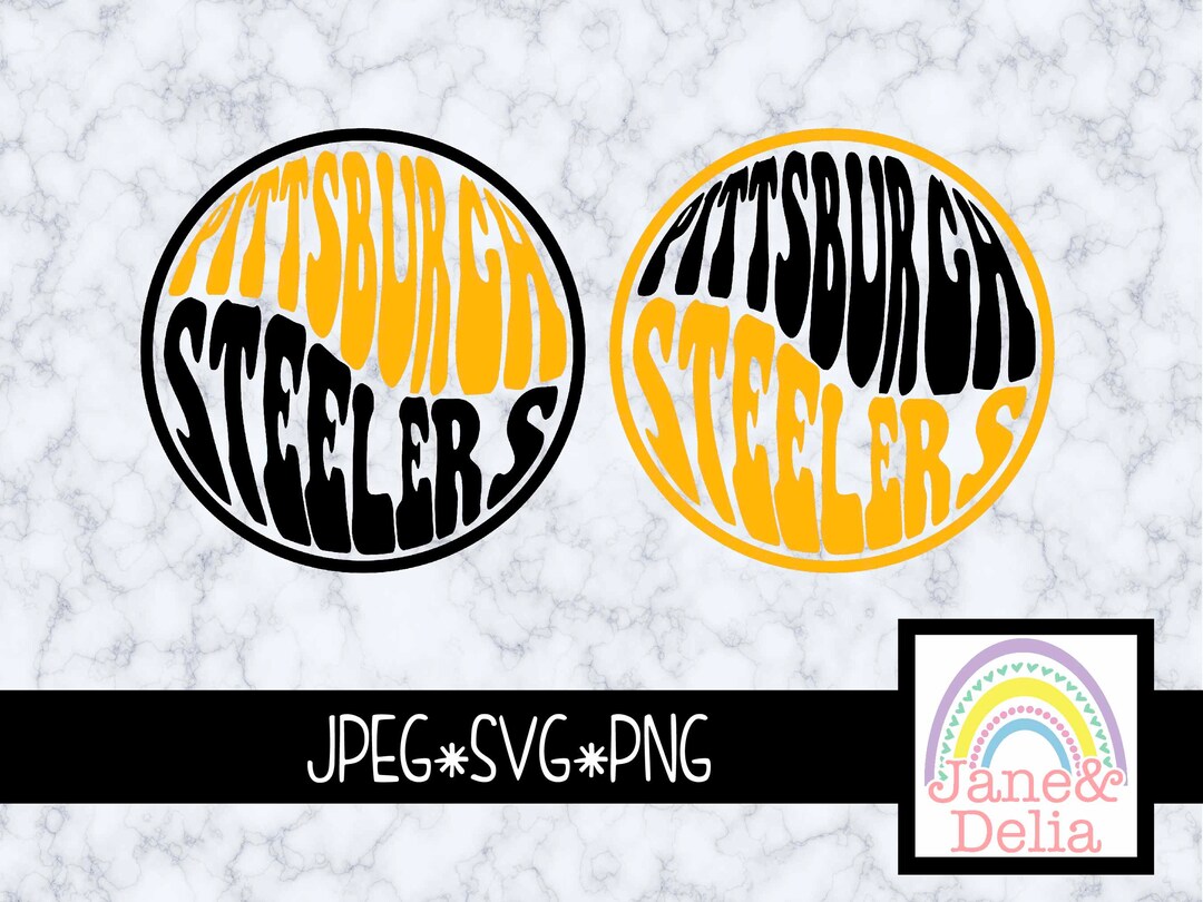 Steelers Retro Round Men Shirt-steelers Womens Cute Steelers Shirt PNG ...