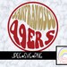 49ers Retro Round Cute Niners Shirt Niner Girl 49ers Shirt-mens 49ers ...
