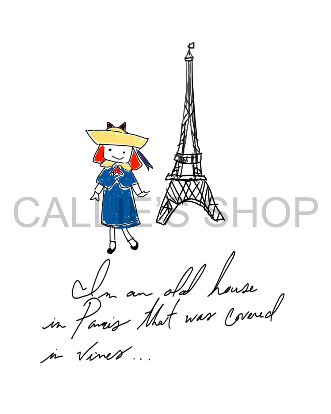 Madeline Paris Print - Etsy