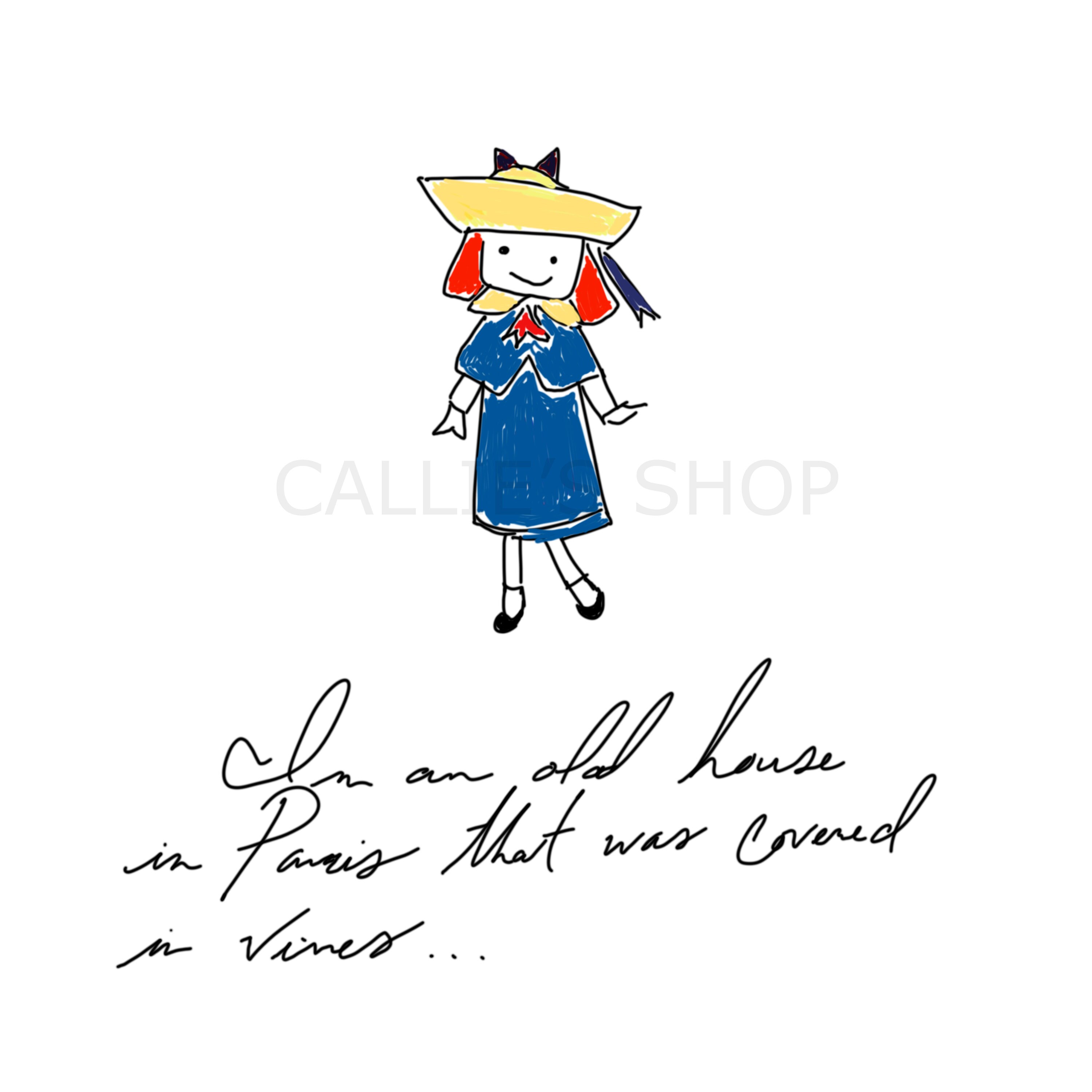 Madeline Simple Print - Etsy