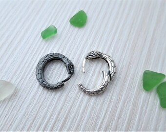 Ouroboros earring | Etsy