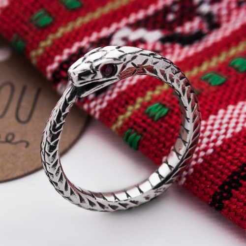 Queen Ouroboros Sterling Silver - Etsy