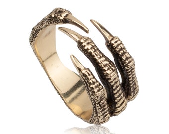 Raven Claw Ring - Etsy