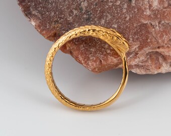 Gold Snake Couple Ring - Etsy