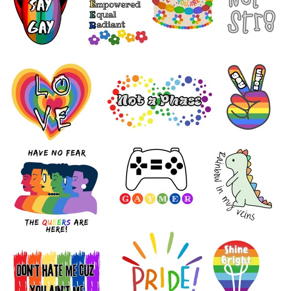 Trans Pride Planner Stickers - Etsy