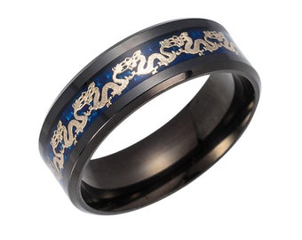 Black Dragon Ring | Etsy
