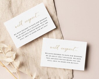 Wedding Insert Cards | Etsy
