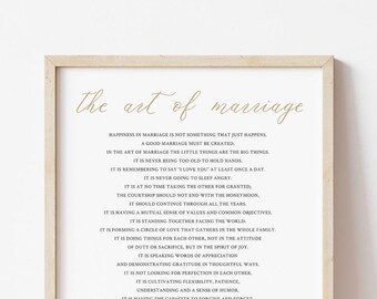 The Art of Marriage | Etsy