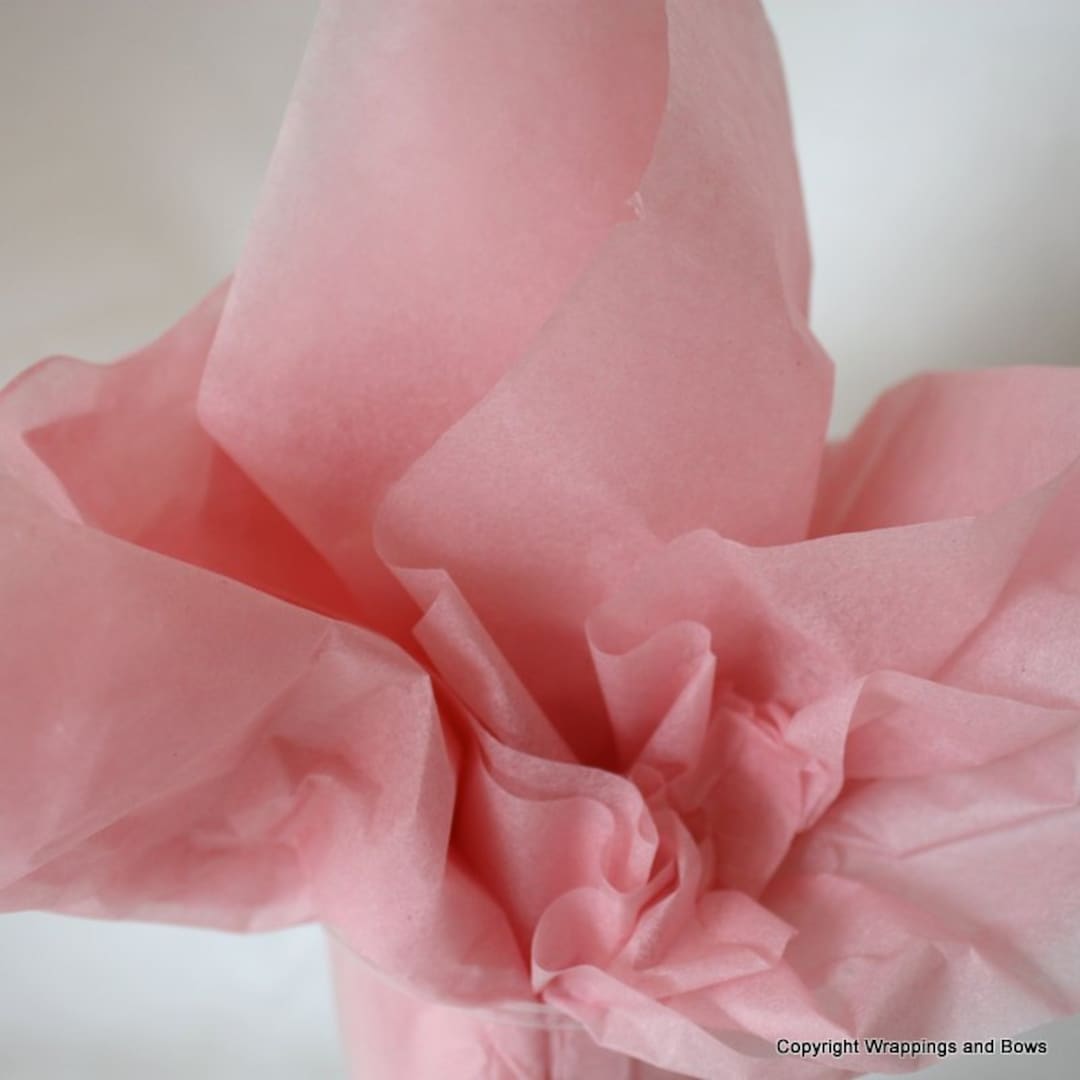 Tissue Paper Pale Pink Acid Free Coloured Premium Quality for Crafts ...
