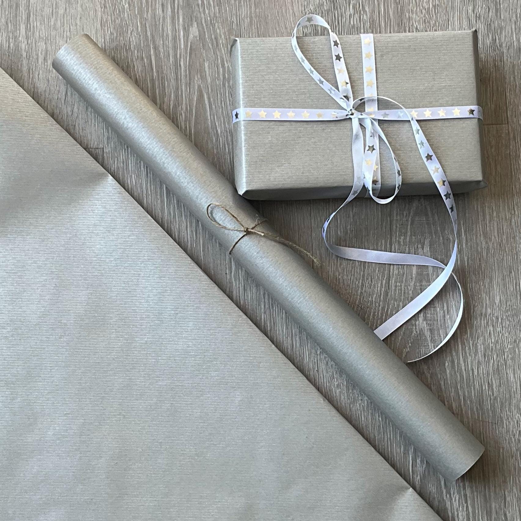 Metallic brown wrapping paper store