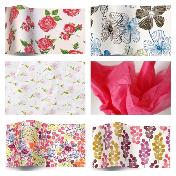 Floral Printed Tissue Paper