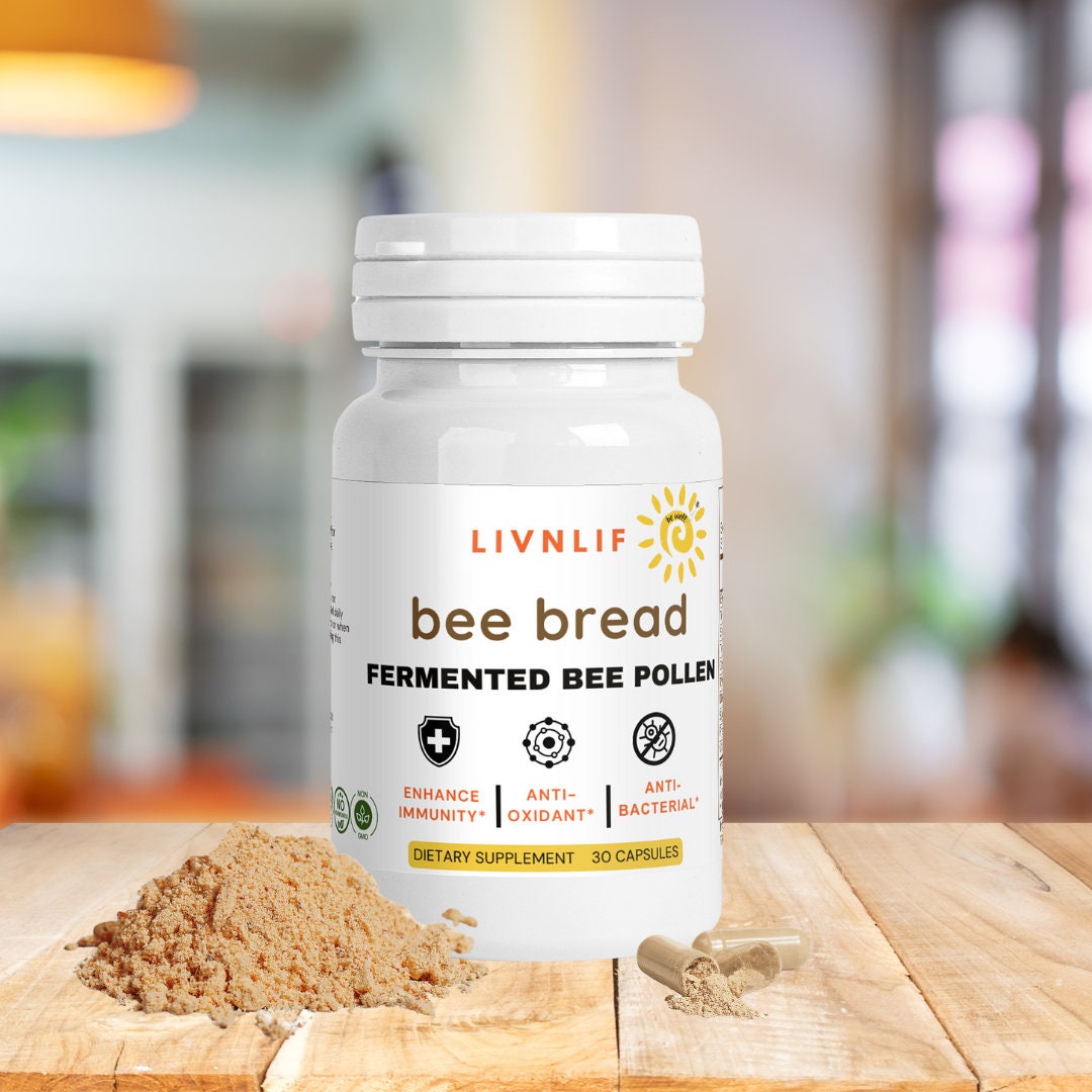 700mg Bee Bread Fermented Bee Pollen Capsules Supplement - Etsy