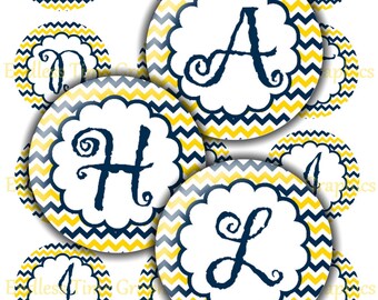 Alphabet Bottle Cap Images 1 Inch Circle printable - Etsy