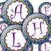 Alphabet Bottle Cap Images ~*DIGITAL*~ Colorful Polka Dots Background ...