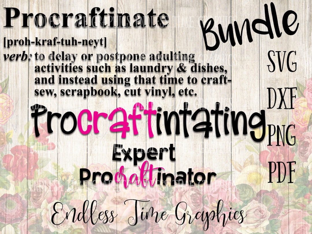 Svg Bundle. Procraftinate Svg. Procrastinate Svg. Funny Svg Bundle ...