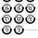 Alphabet Bottle Cap Images, 1 Inch Circle (printable Download) - Etsy