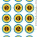 Sunflower Bottle Cap Images. Alphabet Bottle Cap Images. 1 Inch Digital ...