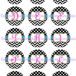 Alphabet Bottle Cap Images ~*DIGITAL*~ 4x6 Digital Collage Sheet ~1 ...