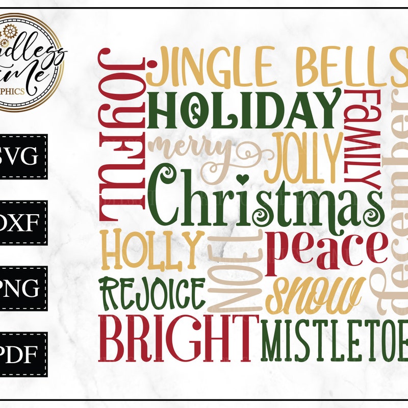 Christmas Subway Art - Etsy