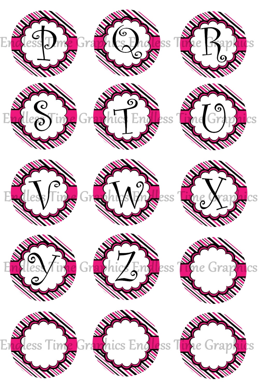 Letter Bottle Cap Images. Digital Bottle Cap Images. Letter - Etsy