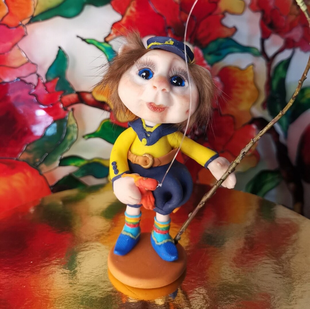 Fantasy-creature-doll-miniature Figurine-fimo Doll-little Fellow ...