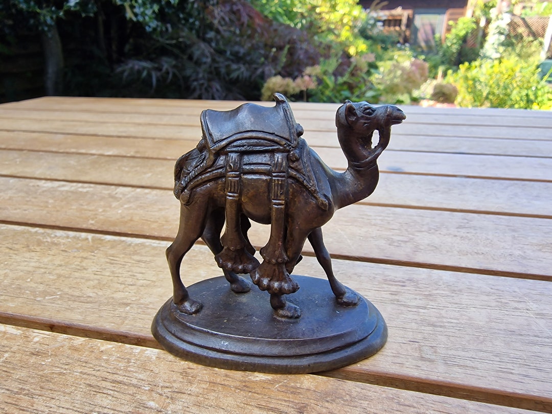 Vintage Bronze Camel Figurine. Small in Size. - Etsy
