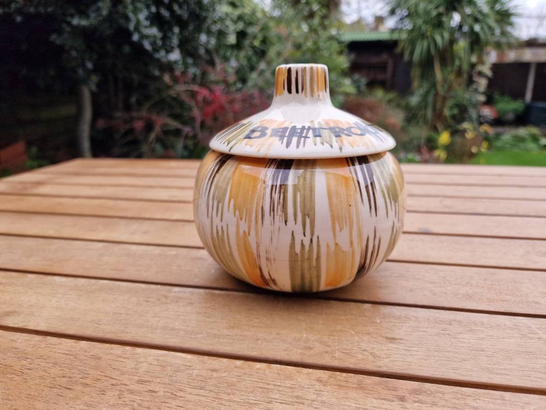 Vintage Beetroot Pot With Lid by Dragon Pottery, Rhayader. Made in ...