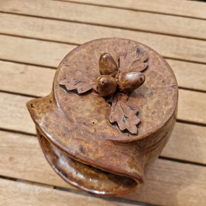 Vintage Salt Pig, Stoneware Studio Pottery Circa 1960/70's With Makers ...