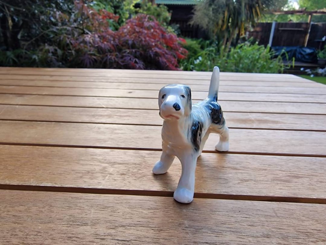Vintage Miniature English Setter Dog Figurine. - Etsy