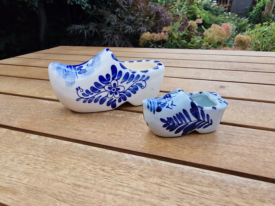 Delft Pottery Clogs, Individually Available in Two Different Sizes. - Etsy