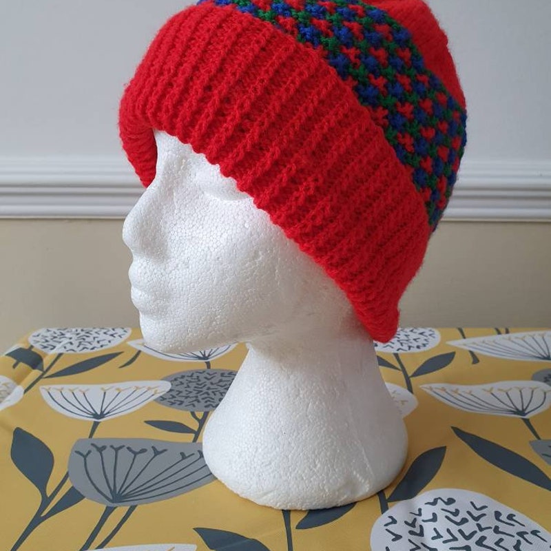 Red Woolly Hat - Etsy