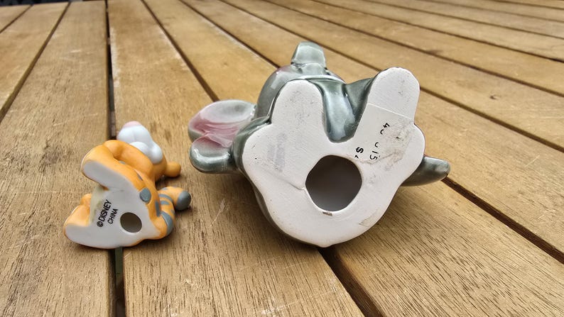 Vintage Disney Dumbo and Tigger Figurines, 1980s-90s, Japan & China - Etsy