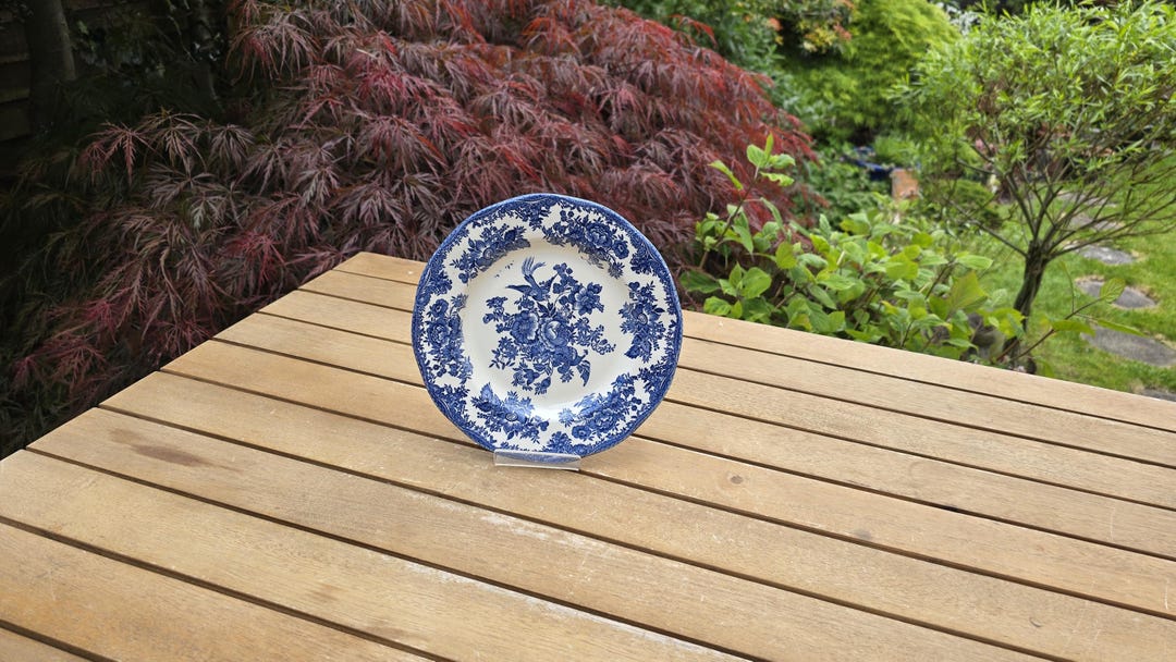 1 X Vintage Side Plate 'asiatic Pheasants' Enoch Wedgwood, 19cm ...