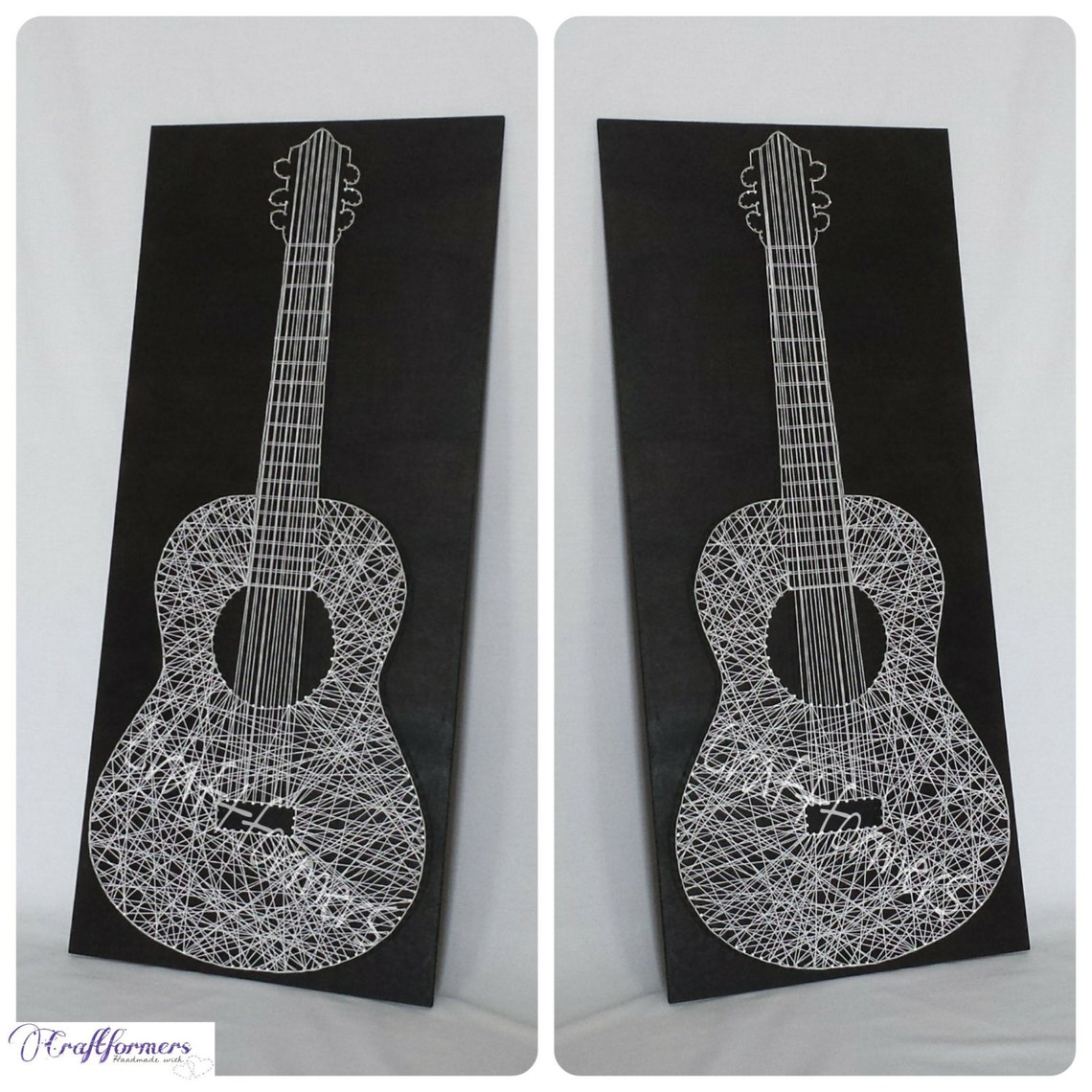 String Art Music Guitar Musical Instrument Music Gift | Etsy