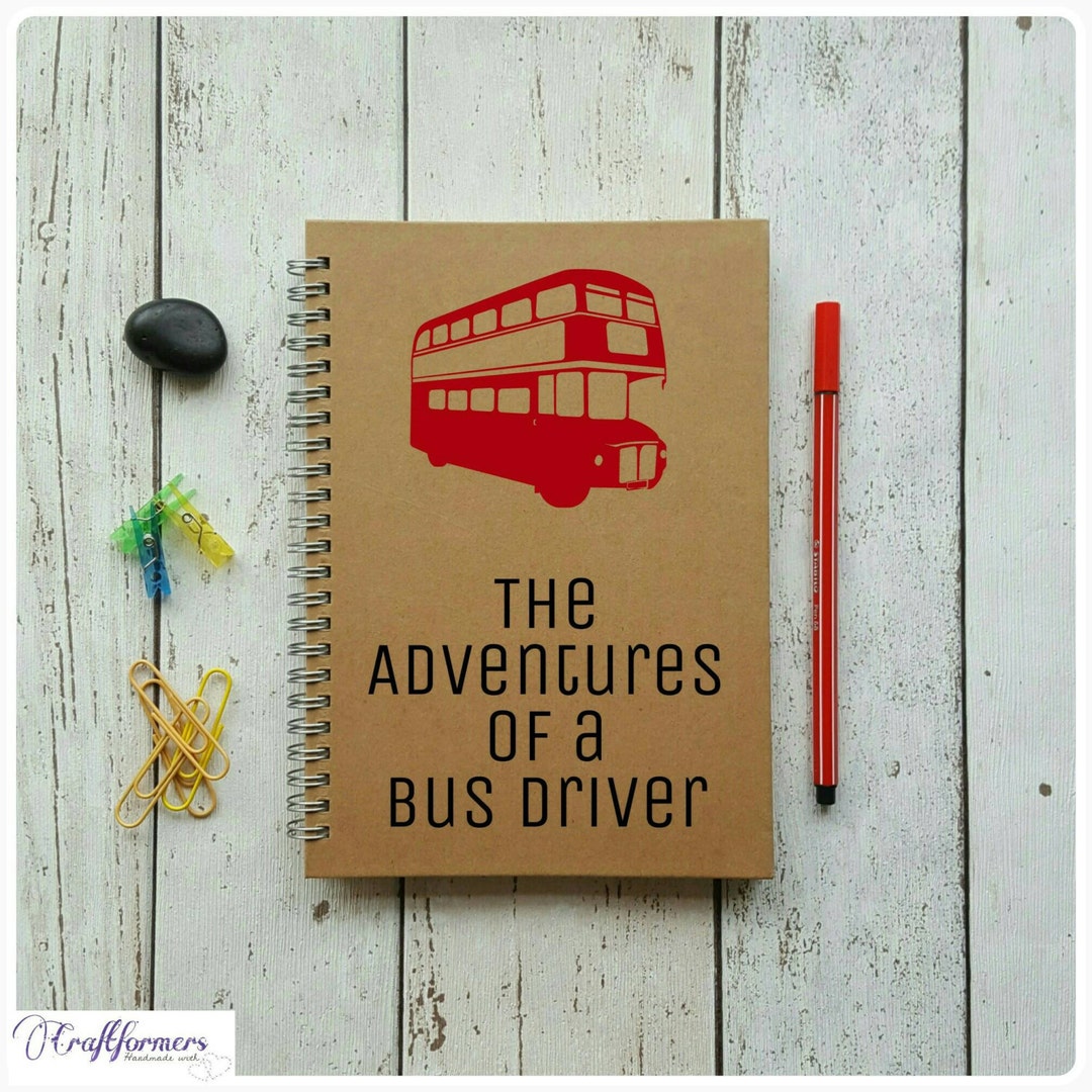 Custom Made Notebook, Stationery, A5 Notepad, Bus Driver Diary ...