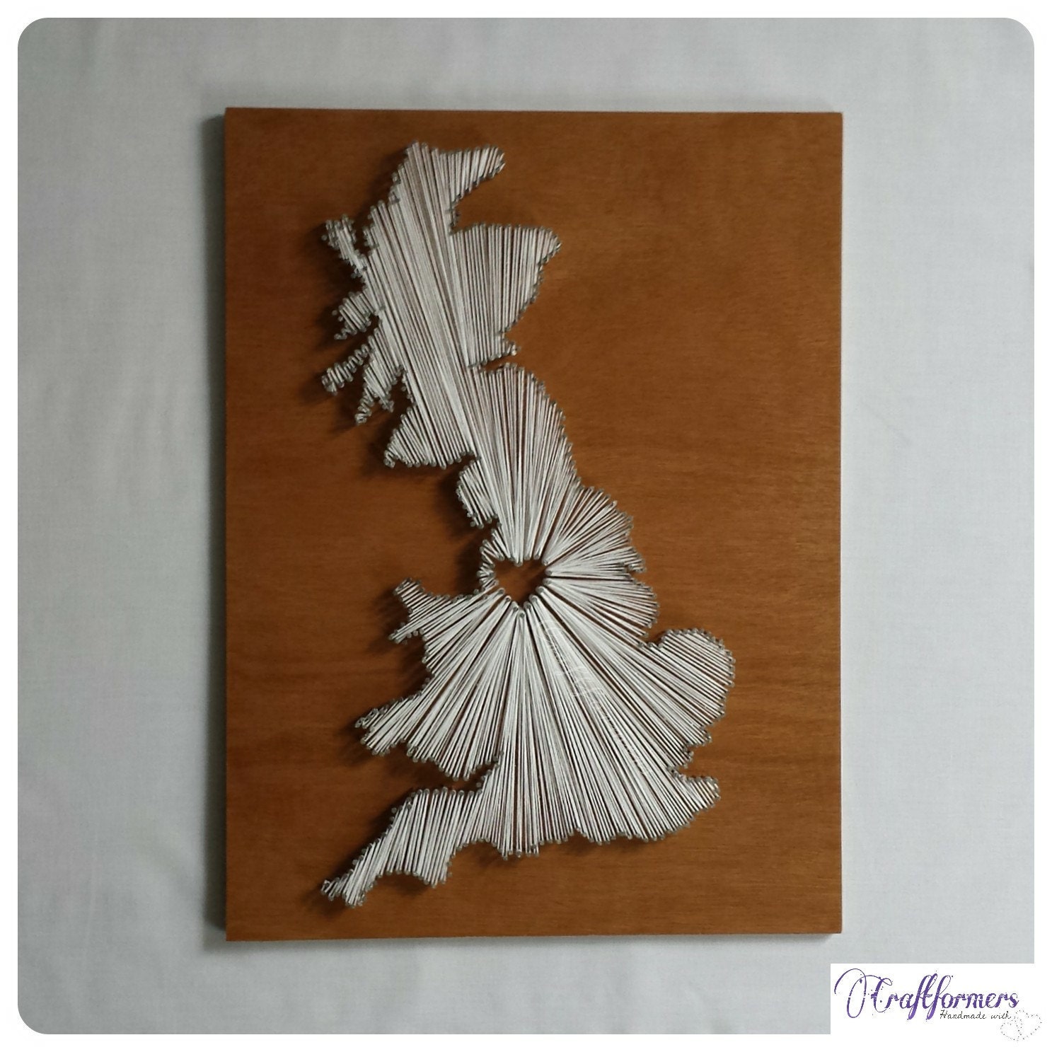 Personalised UK String Art Handmade Custom Made String Art | Etsy