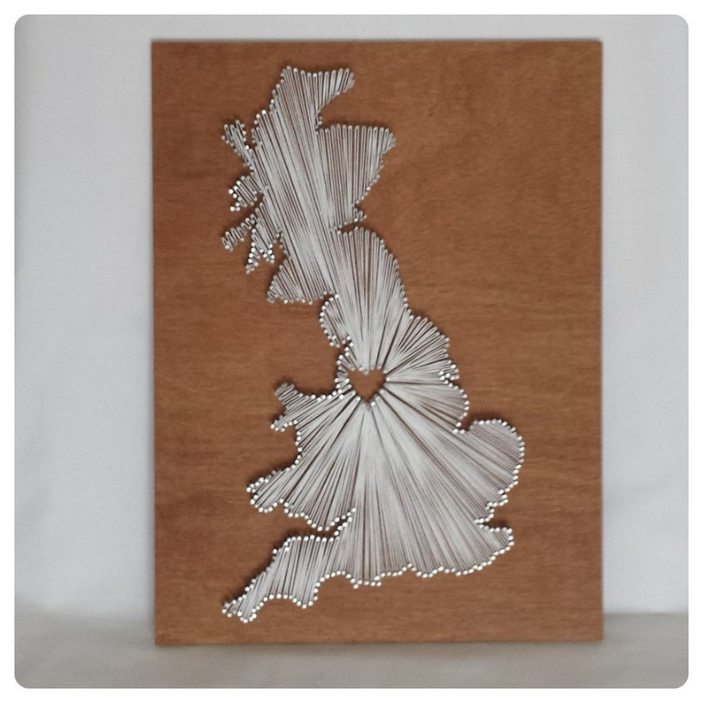 Personalised UK String Art Handmade Custom Made String Art | Etsy