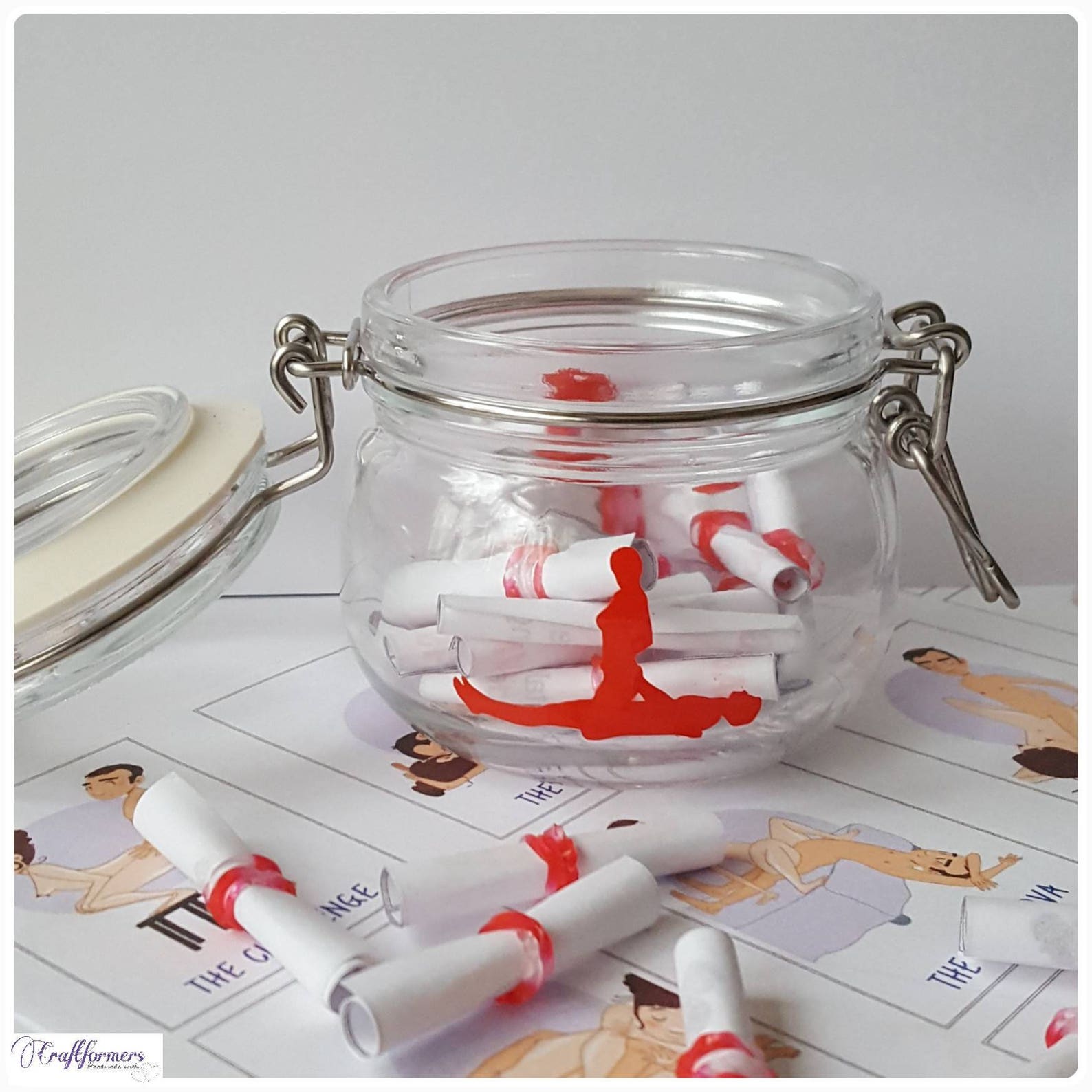 Kama Sutra Jar, Adult Date Night Jar, Sexy Gift, Couple Gift, Adult ...