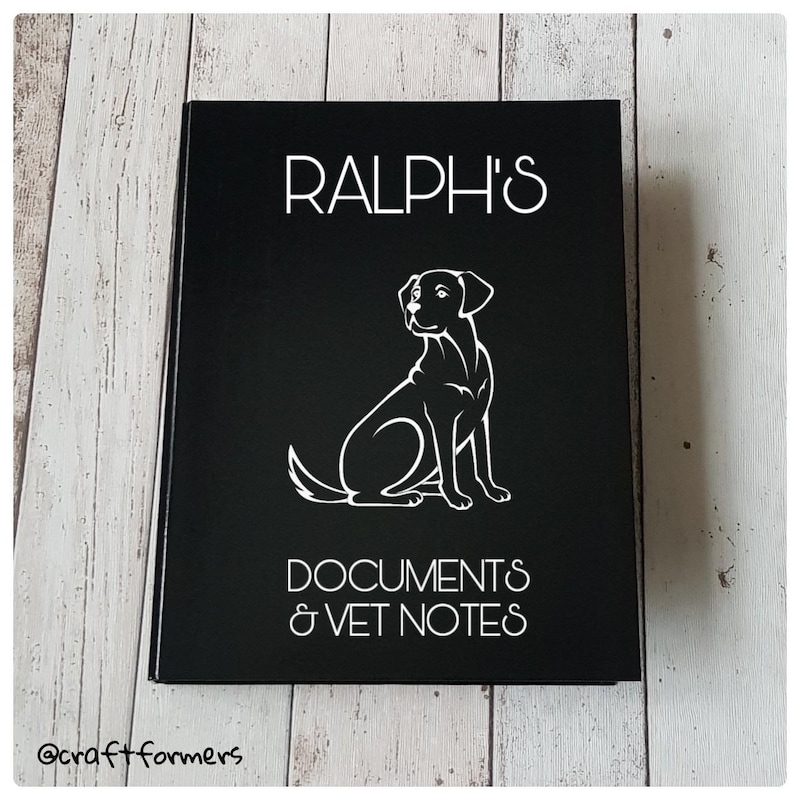 Personalized Dog Binder - Etsy UK