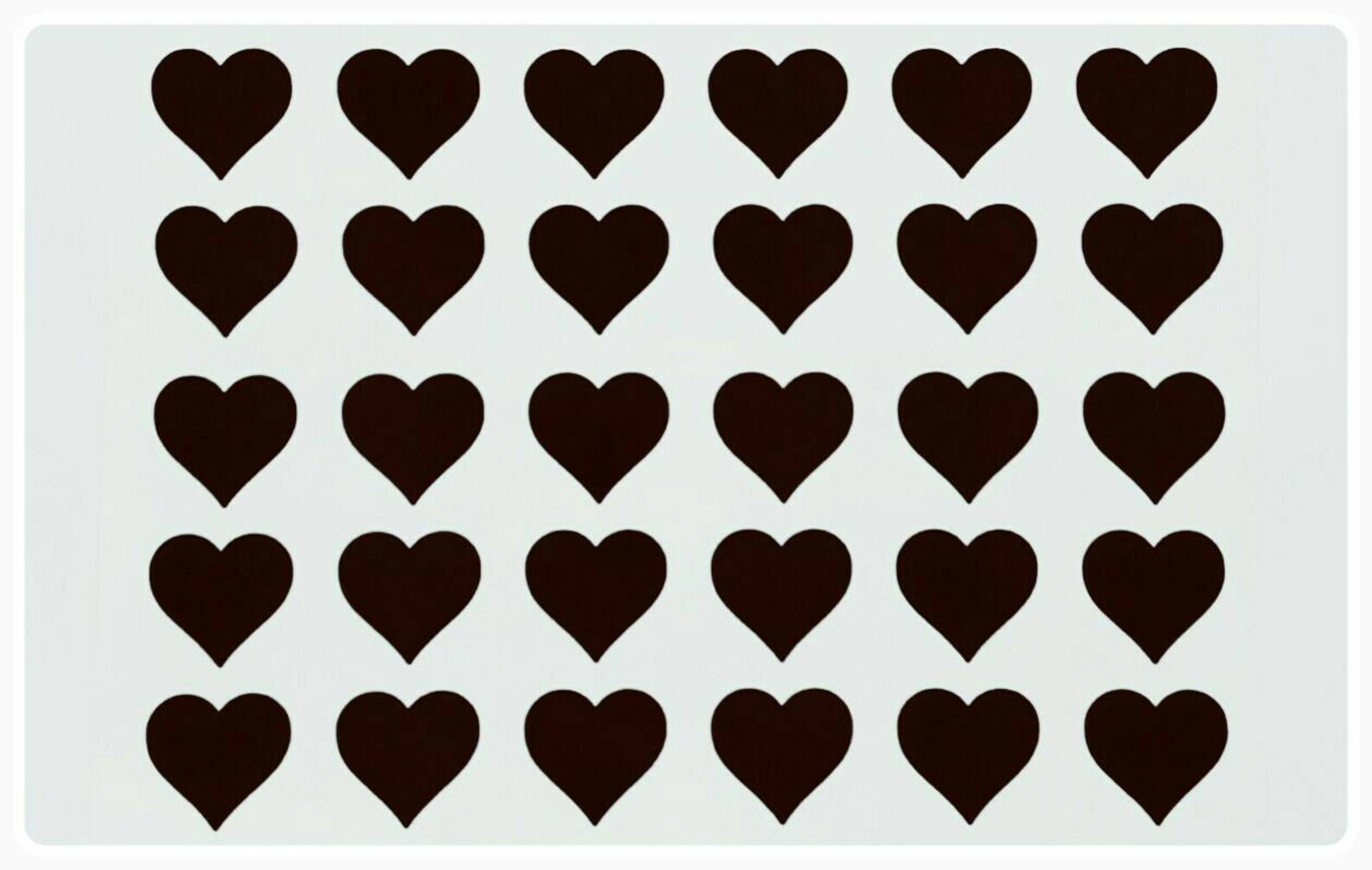 Heart Decals Vinyl Decals Heart Shape Stickers Love Hearts - Etsy UK