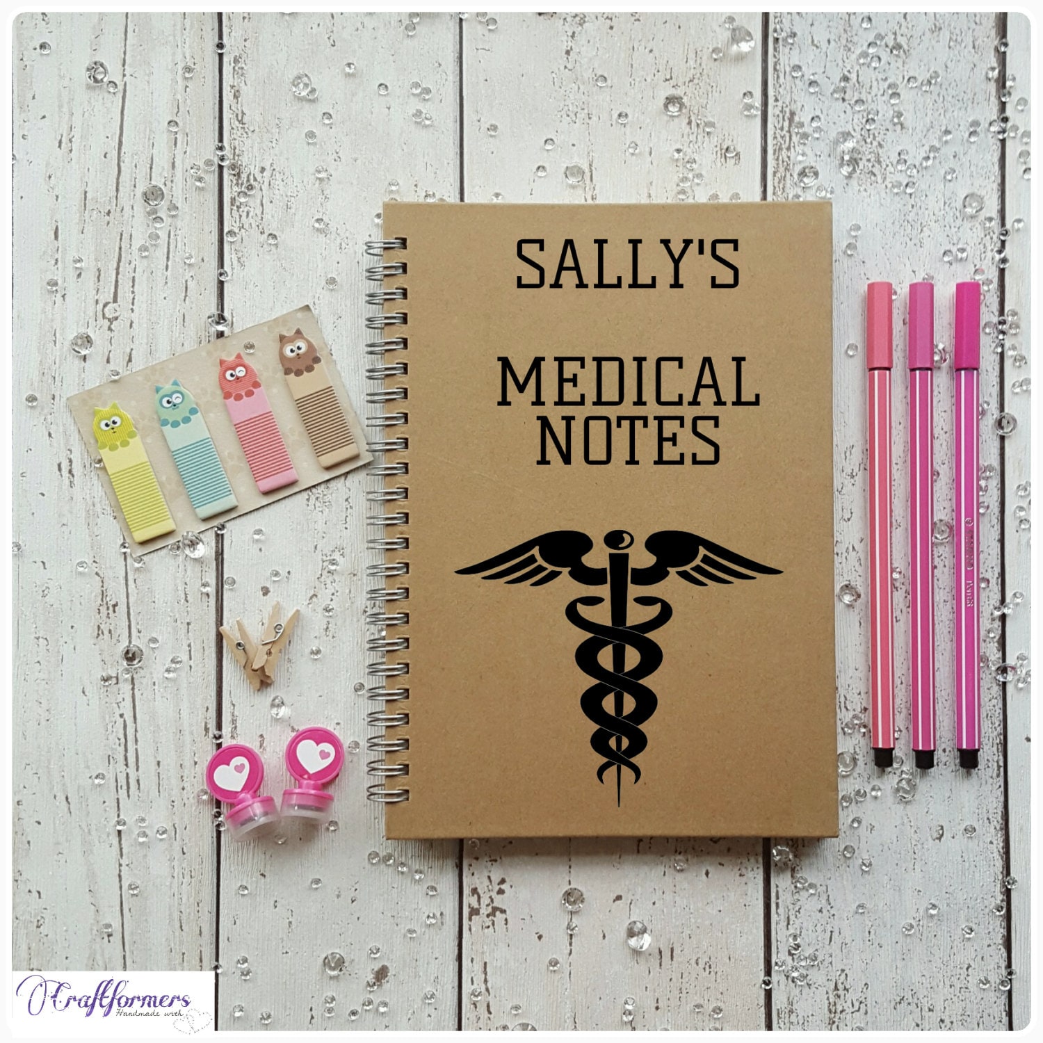 Personalised Medical Notes Journal A5 Lined Notebook Health | Etsy