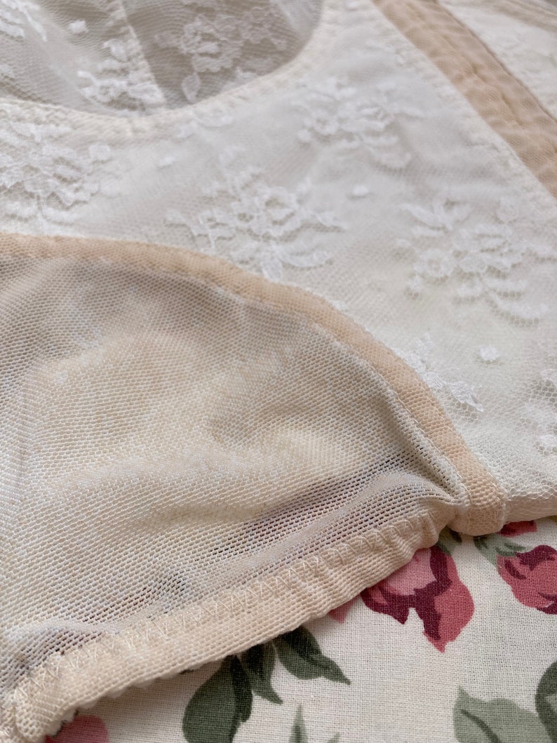 Vintage White Lace Bullet Longline Bra Corset Bustier Large Xl Plus ...