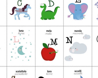 Italian Alphabet Chart